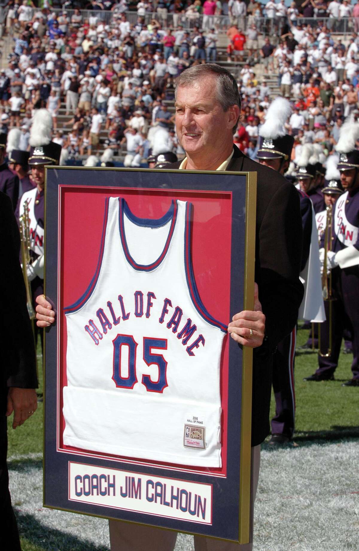 Jim Calhoun retires from coaching at Saint Joseph, built UConn into ...