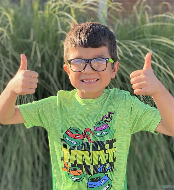 Bubbly child seeks family to spend time with