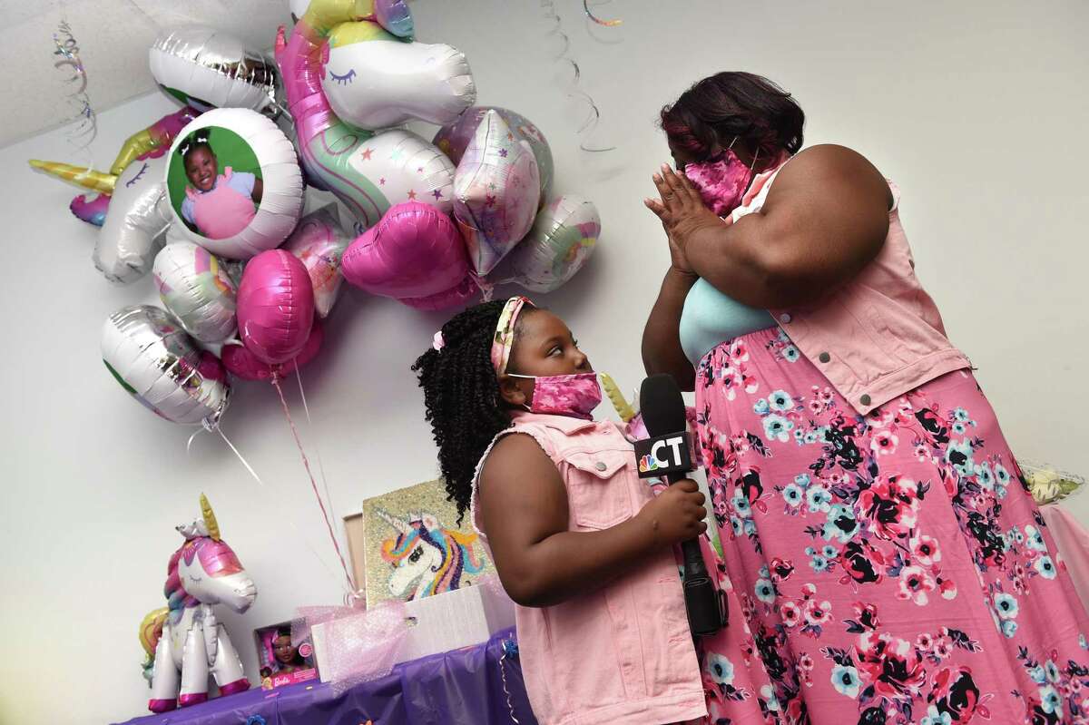 West Haven girl, 7, whose mom, aunt and sister were killed, tells ...