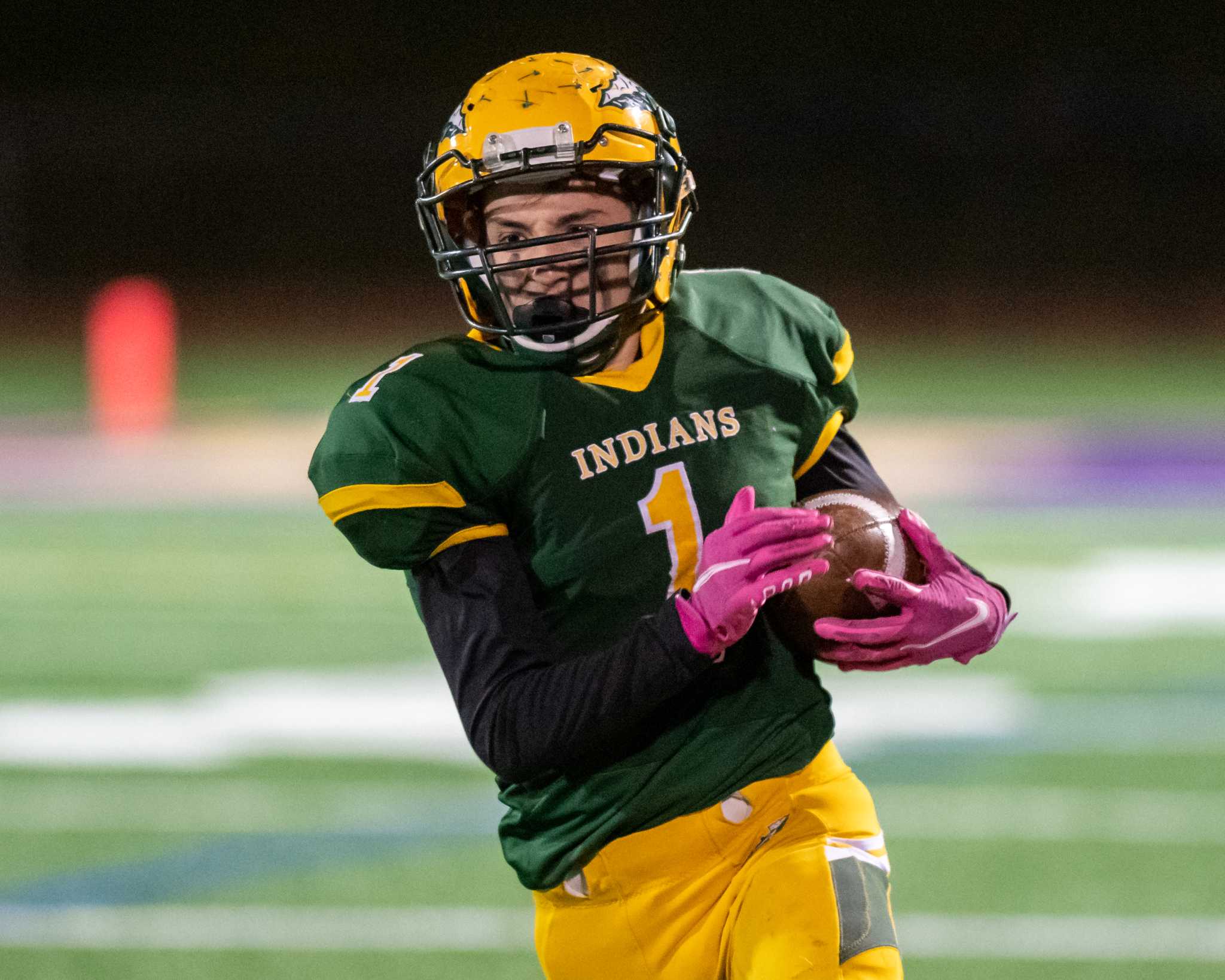 Big plays lift Ravena football to win over Peru in Class B state ...