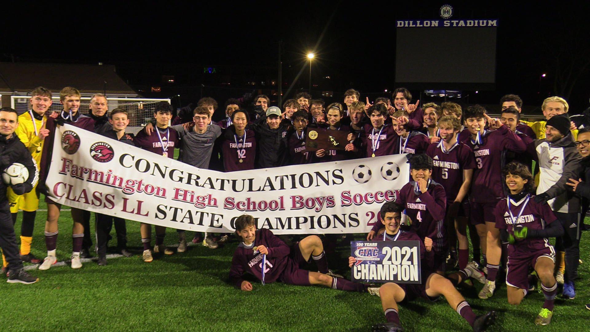 CT boys soccer team Farmington moves up to Class LL for three seasons