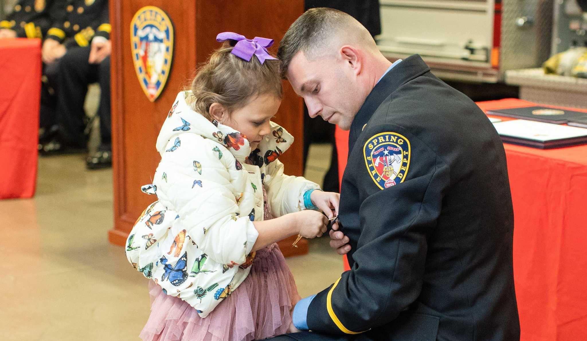 Spring Fire Department holds first badge pinning ceremonies since the ...