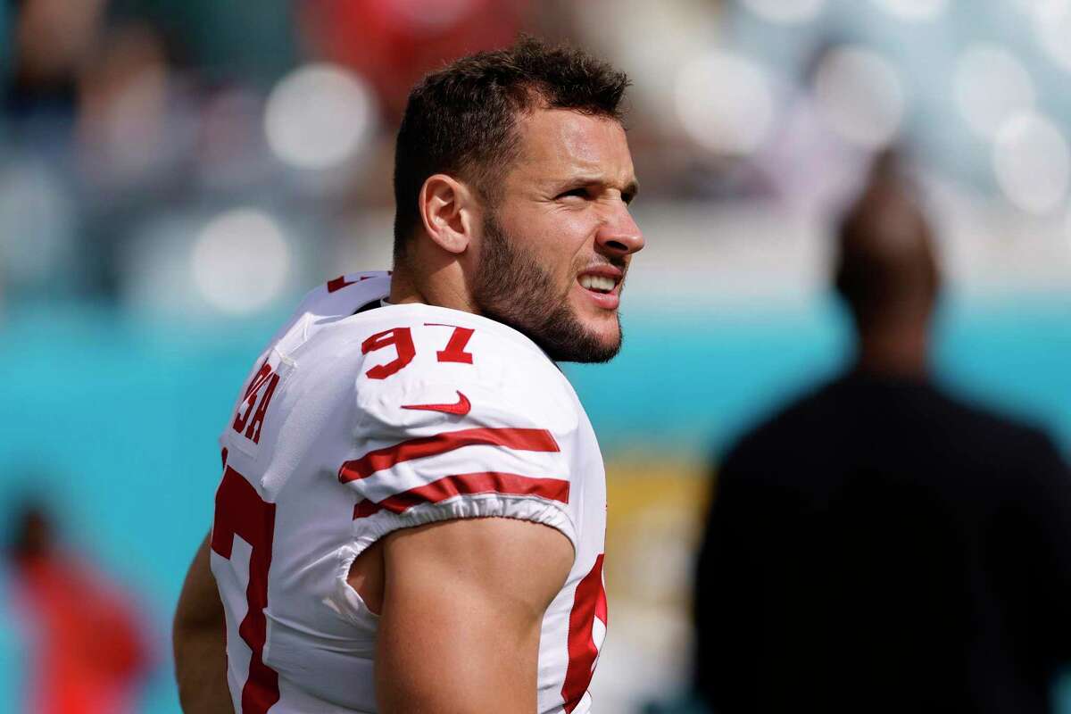 More dangerous than ever, ‘trench monster’ Nick Bosa records two sacks