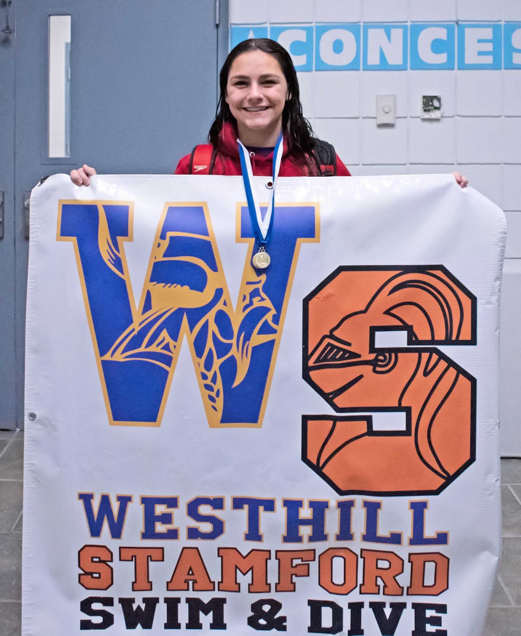 Stamford diver Hannah Chuckas adds state Open crown to class title