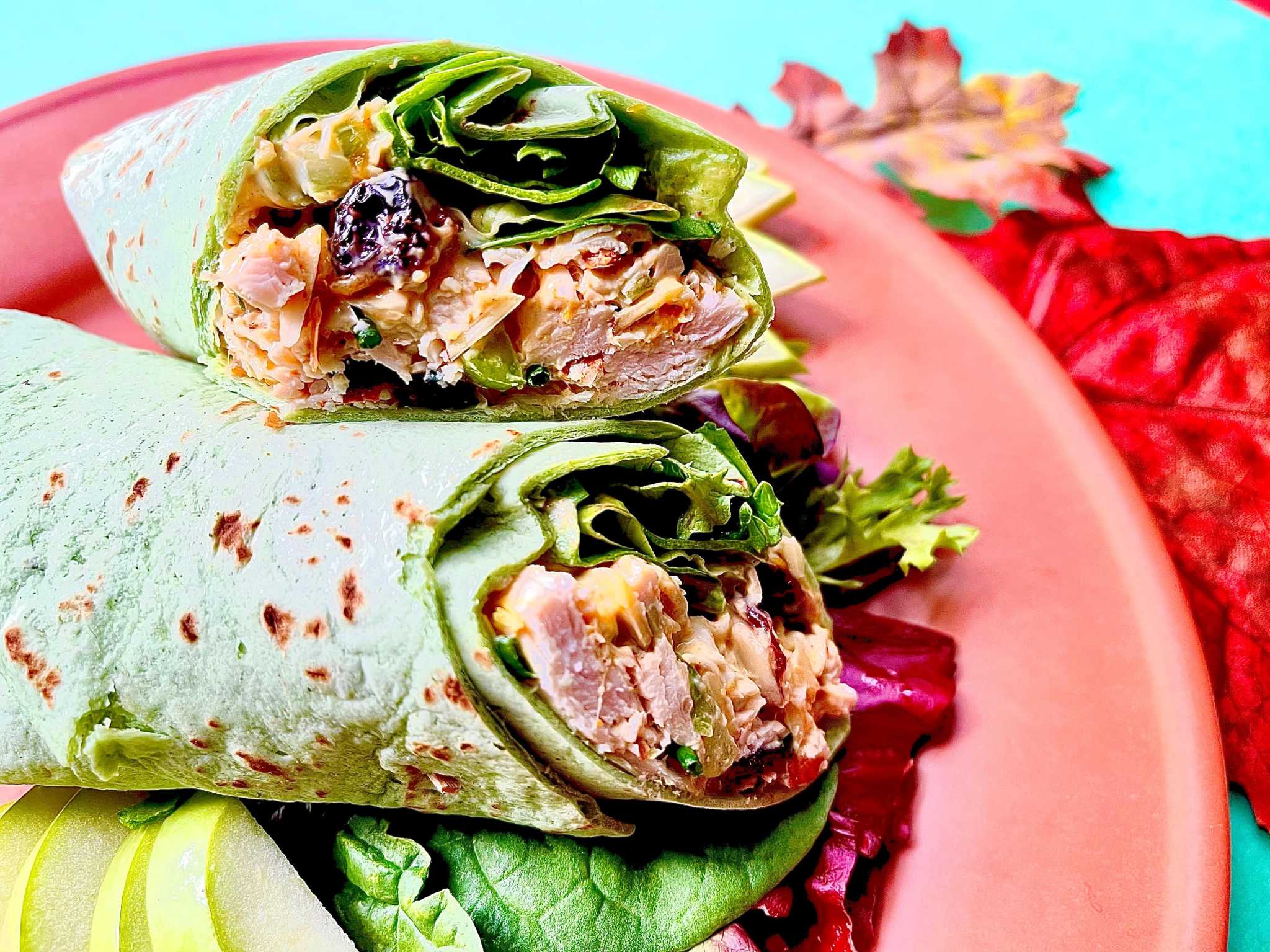 Thanksgiving leftovers recipe: Coronation Turkey Salad Wraps