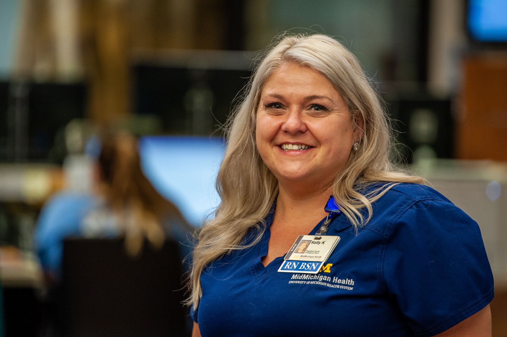 Salute to Midland health care workers: ER nurse enjoys comforting patients