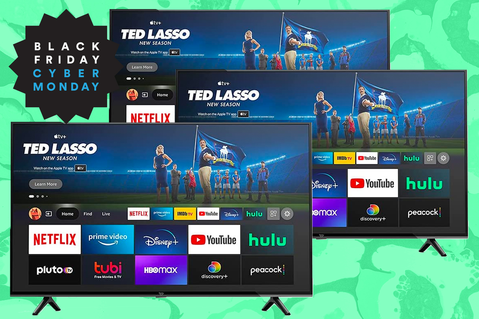 Amazon has three sizes of their 4 Series smart TVs on sale