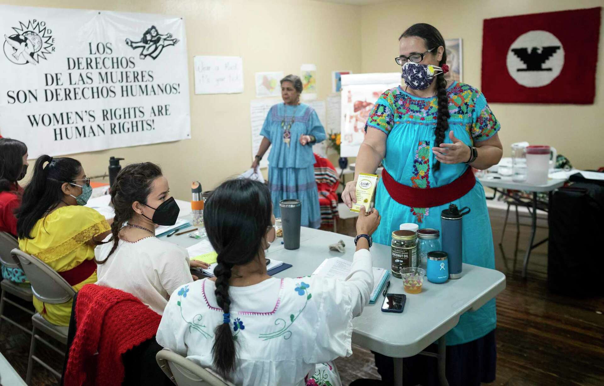 Native American medicine woman passes on the craft of Indigenous healing