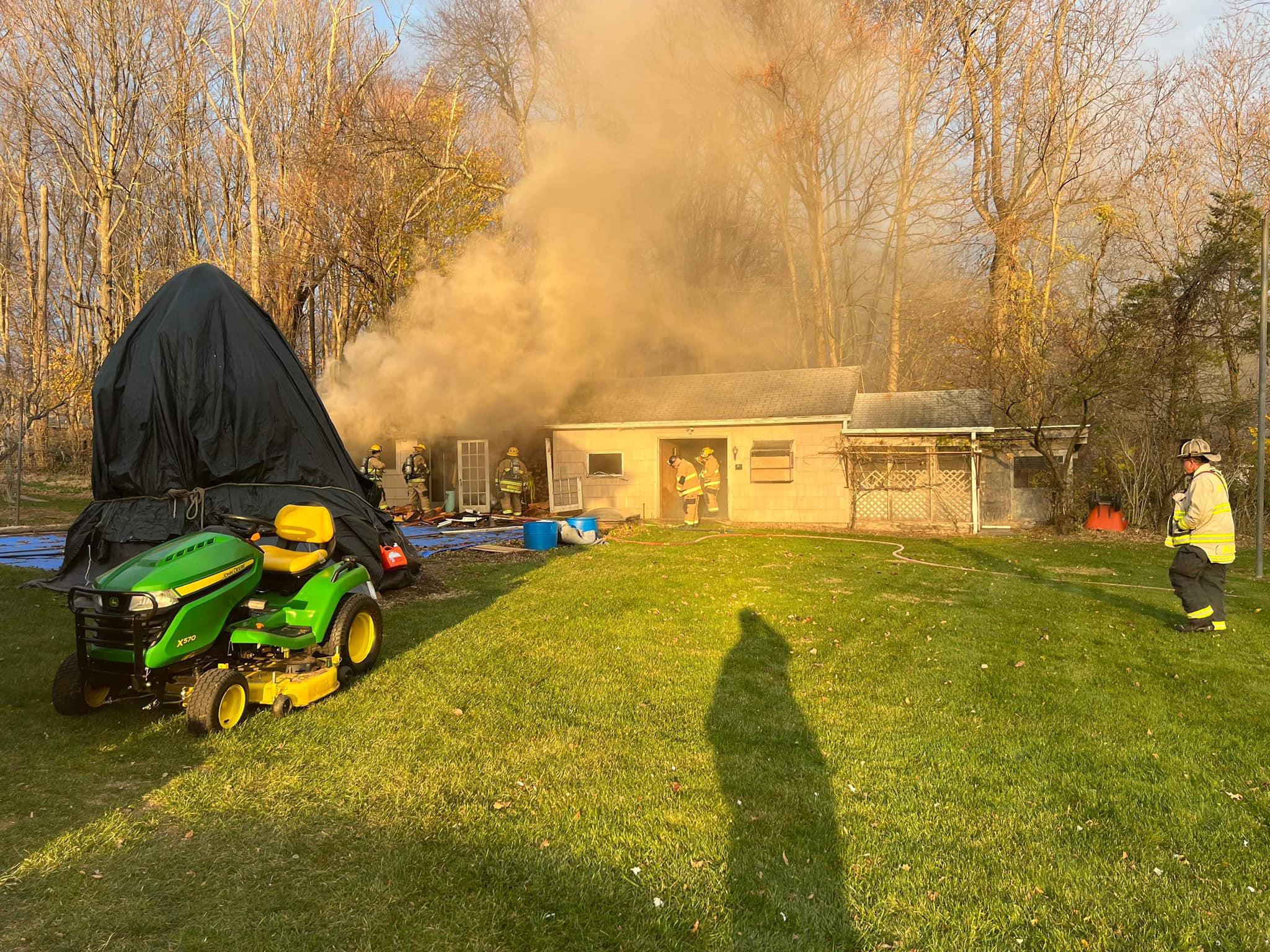 Shelton fire crews respond to two fires within one hour
