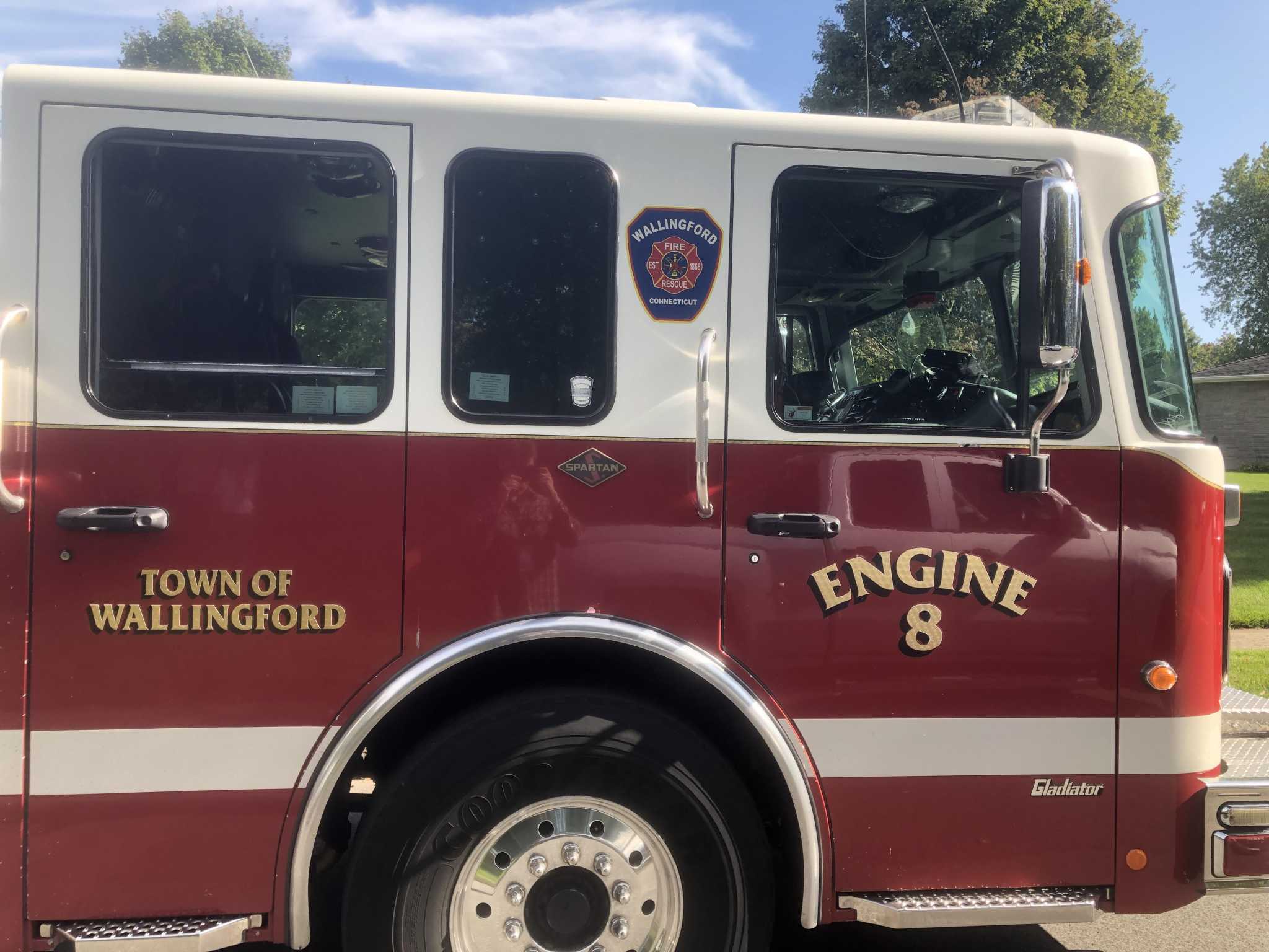Firefighters are on scene of a structure fire in Wallingford
