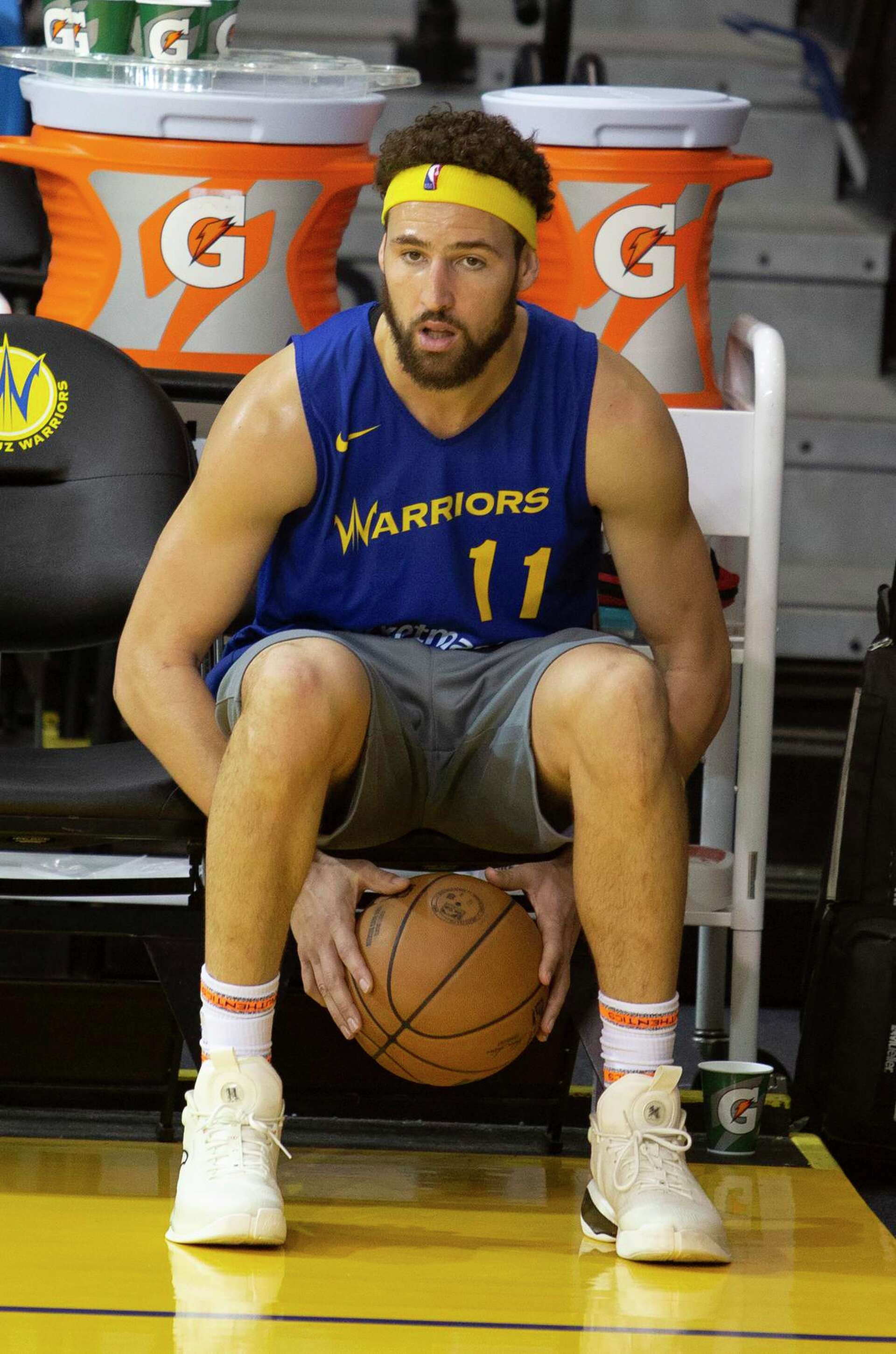 Warriors’ Klay Thompson finds his groove hoisting jump shots in Santa Cruz