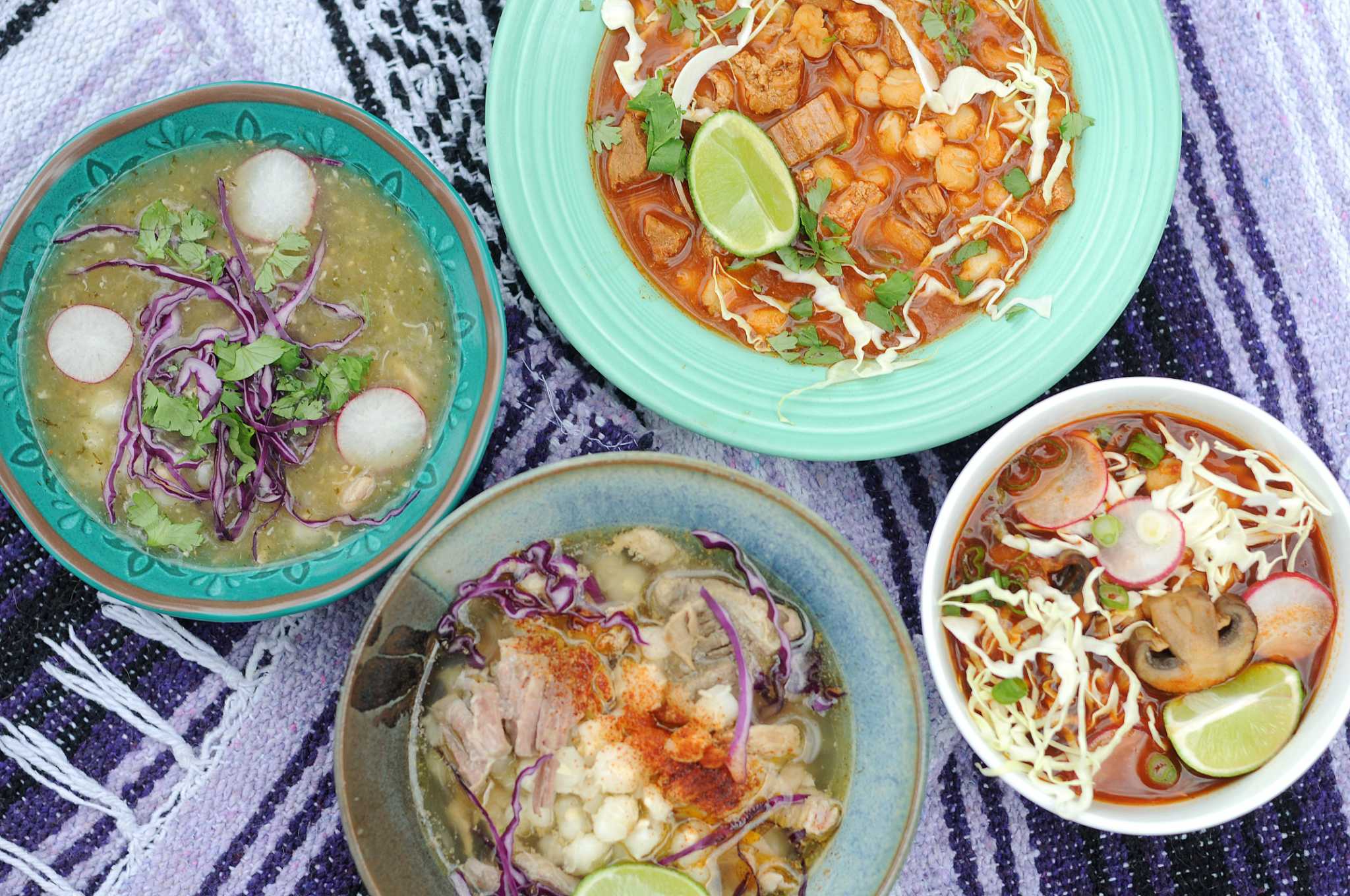How to make the best pozole verde, rojo, blanco or vegan pozole