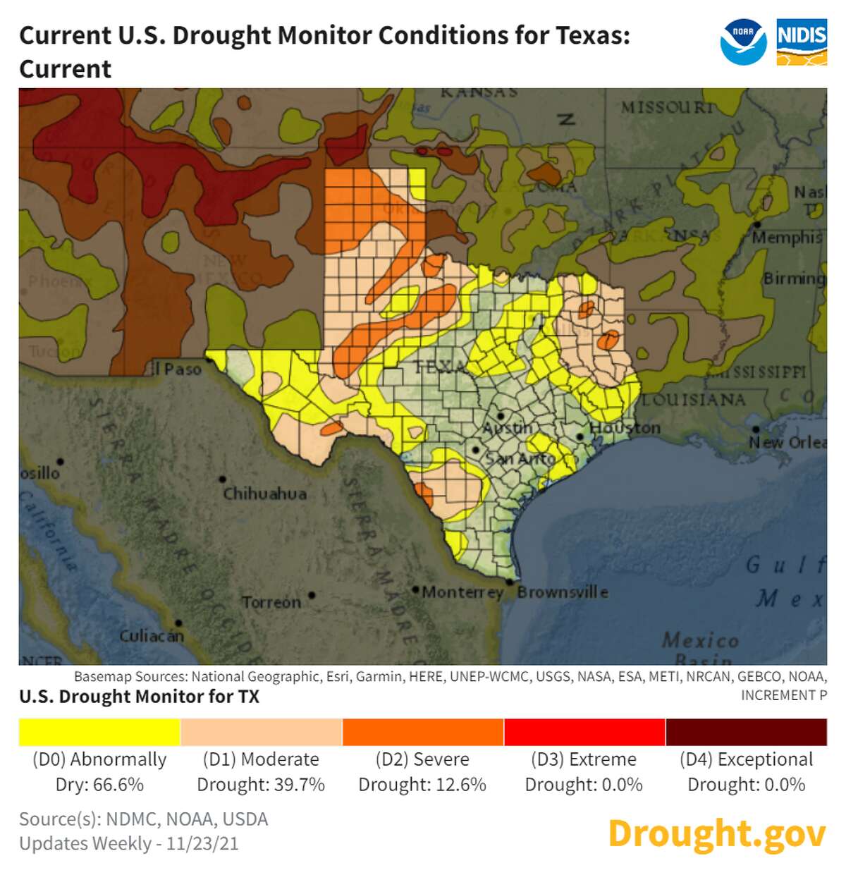 Drought conditions are back in Midland, expected to worsen