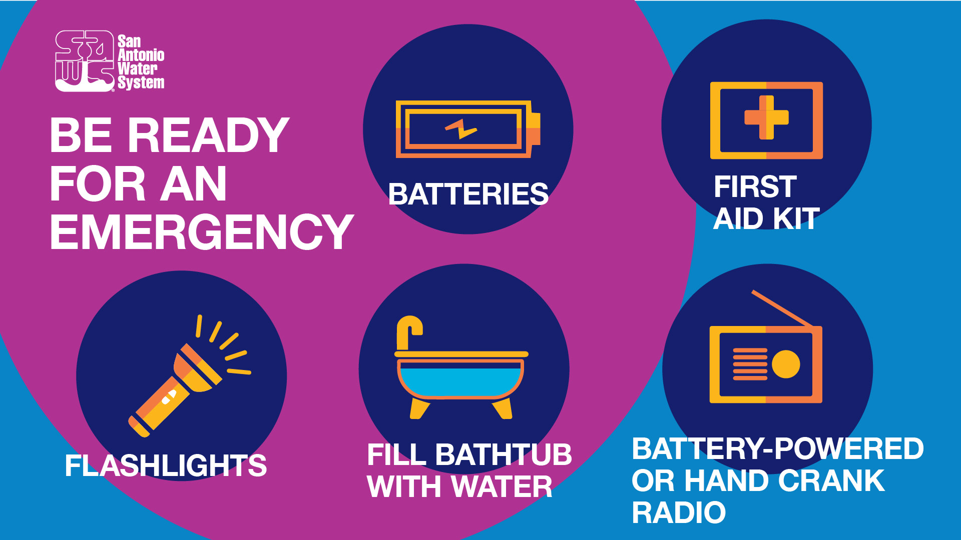 SAWS Wants Residents To Be Ready For Home Emergencies SAWS Wants Residents To Be Ready For Home Emergencies