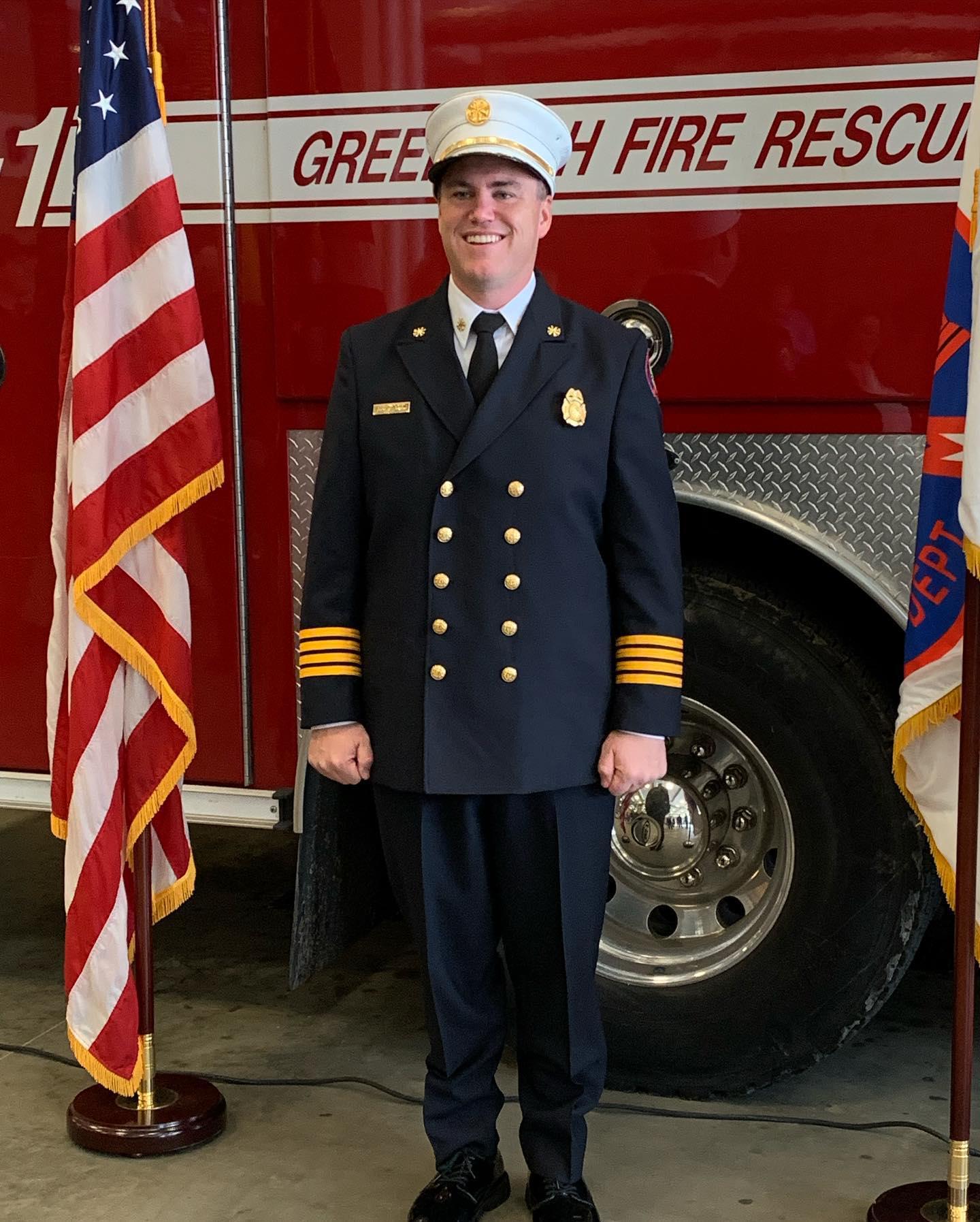 Greenwich Fire Dept. command structure stayed the same for 60 years ...