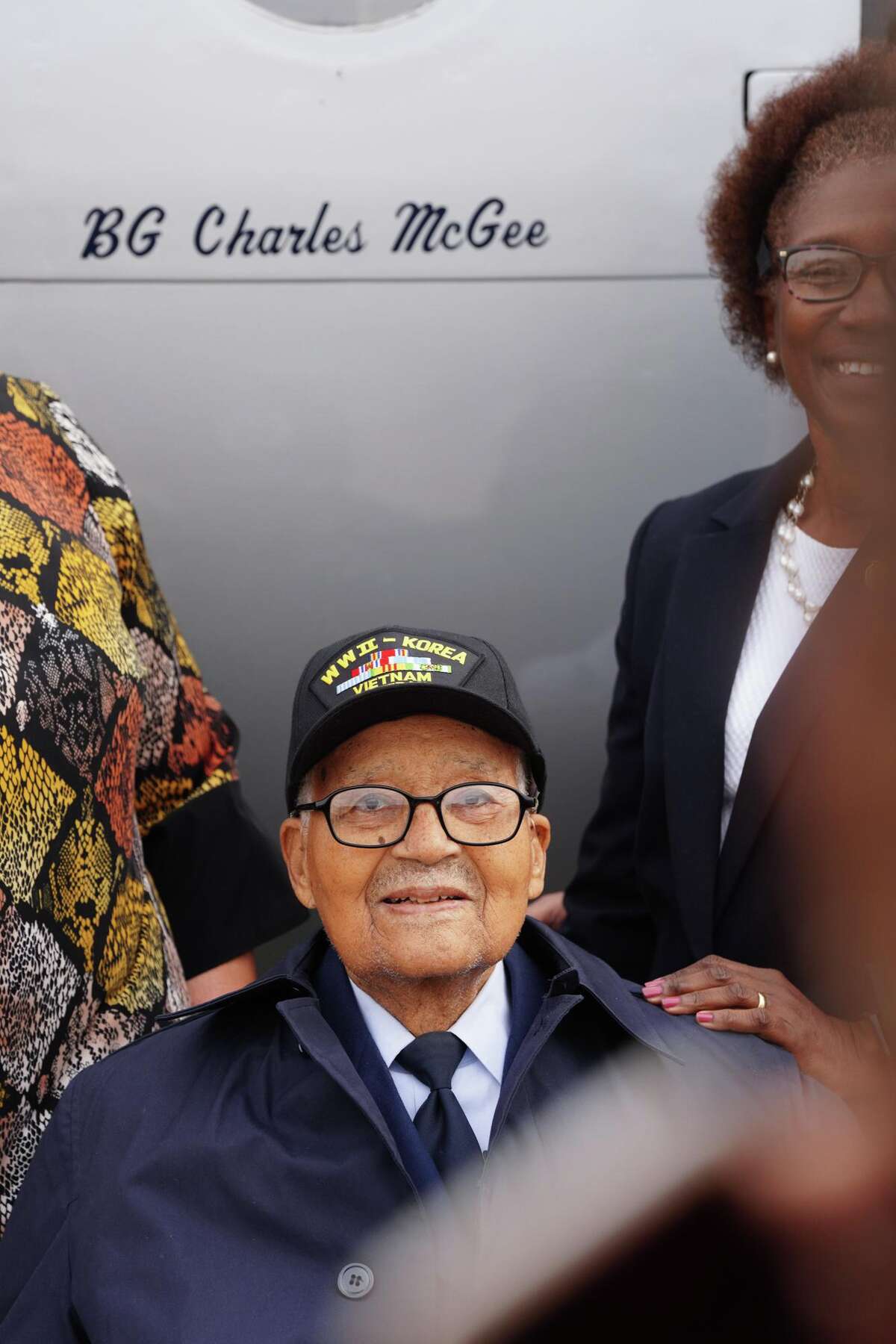Day before turning 102, Tuskegee airman gets red carpet at Joint Base ...