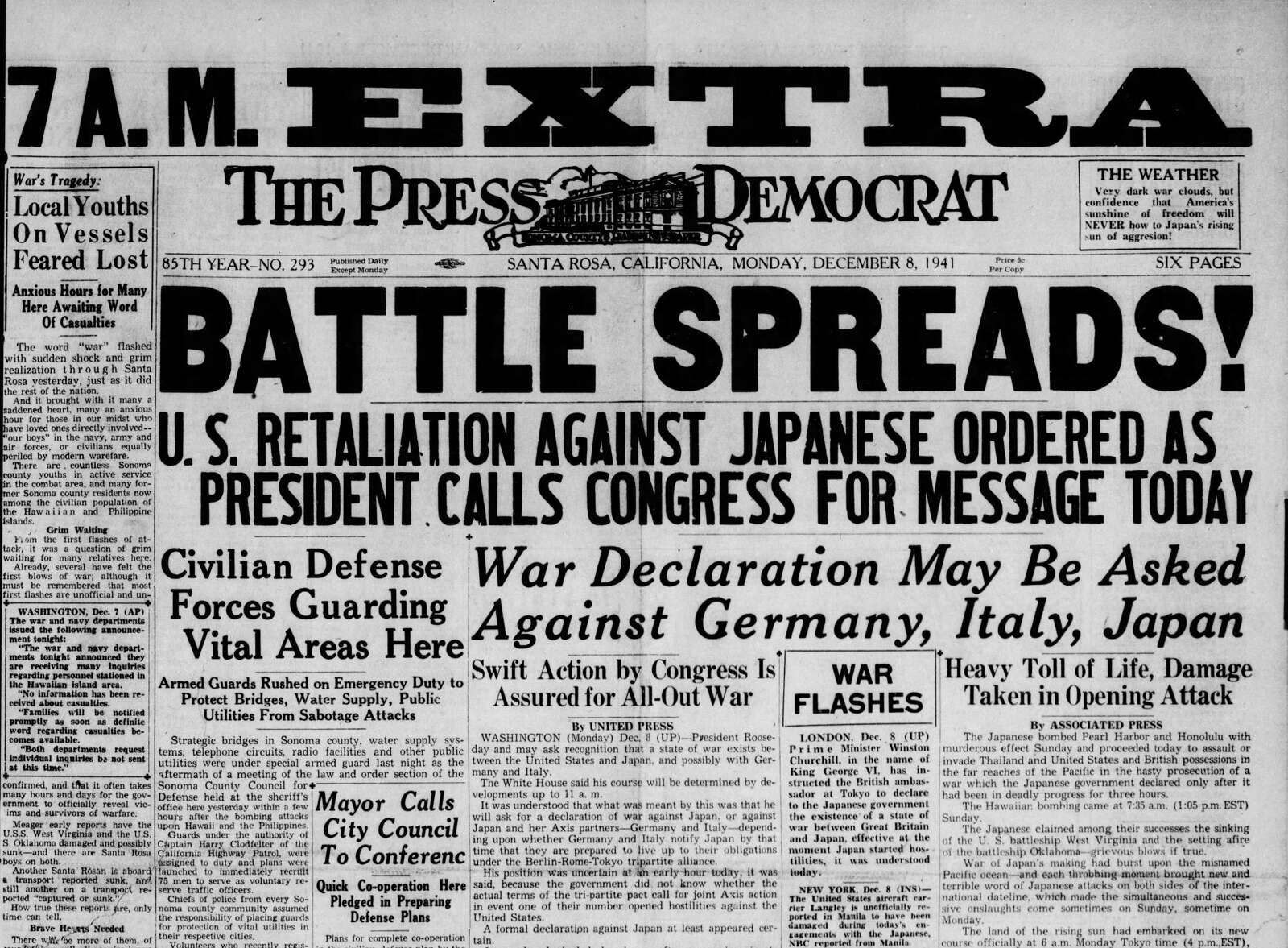Remembering Pearl Harbor: 10 front pages following the attack on Pearl ...