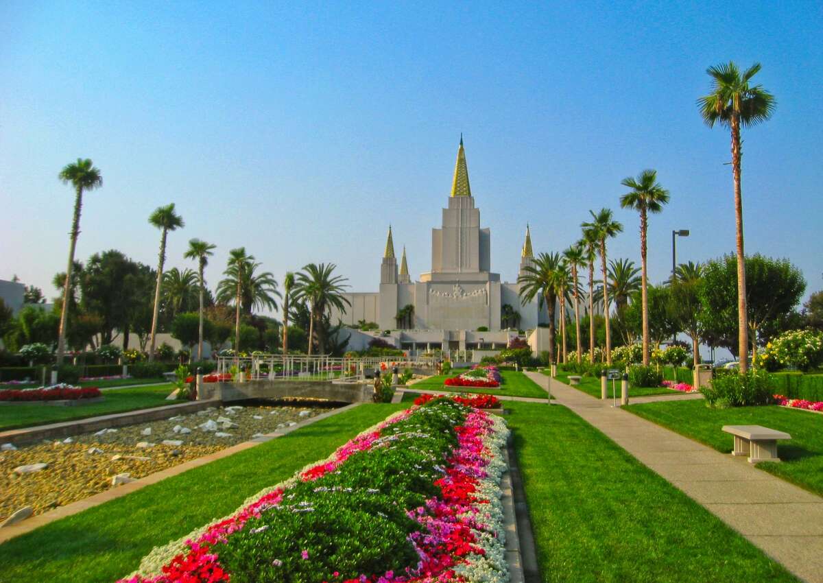 The Oakland California Temple has some of the Bay Area's best views