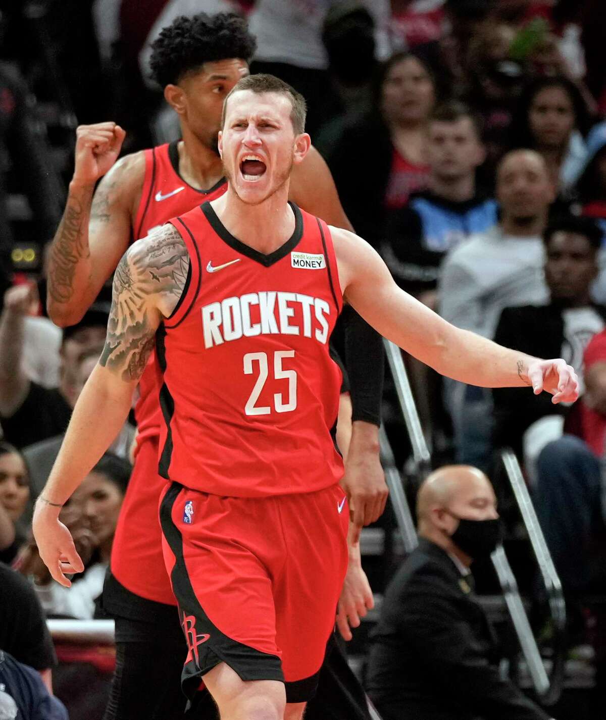 Garrison Mathews gets 'MVP' chants from Rockets fans, even with James ...