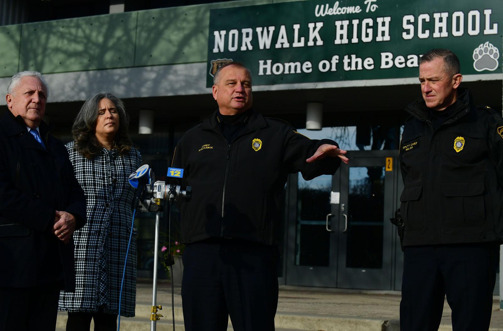 Norwalk PD: International conspirator involved with school threats