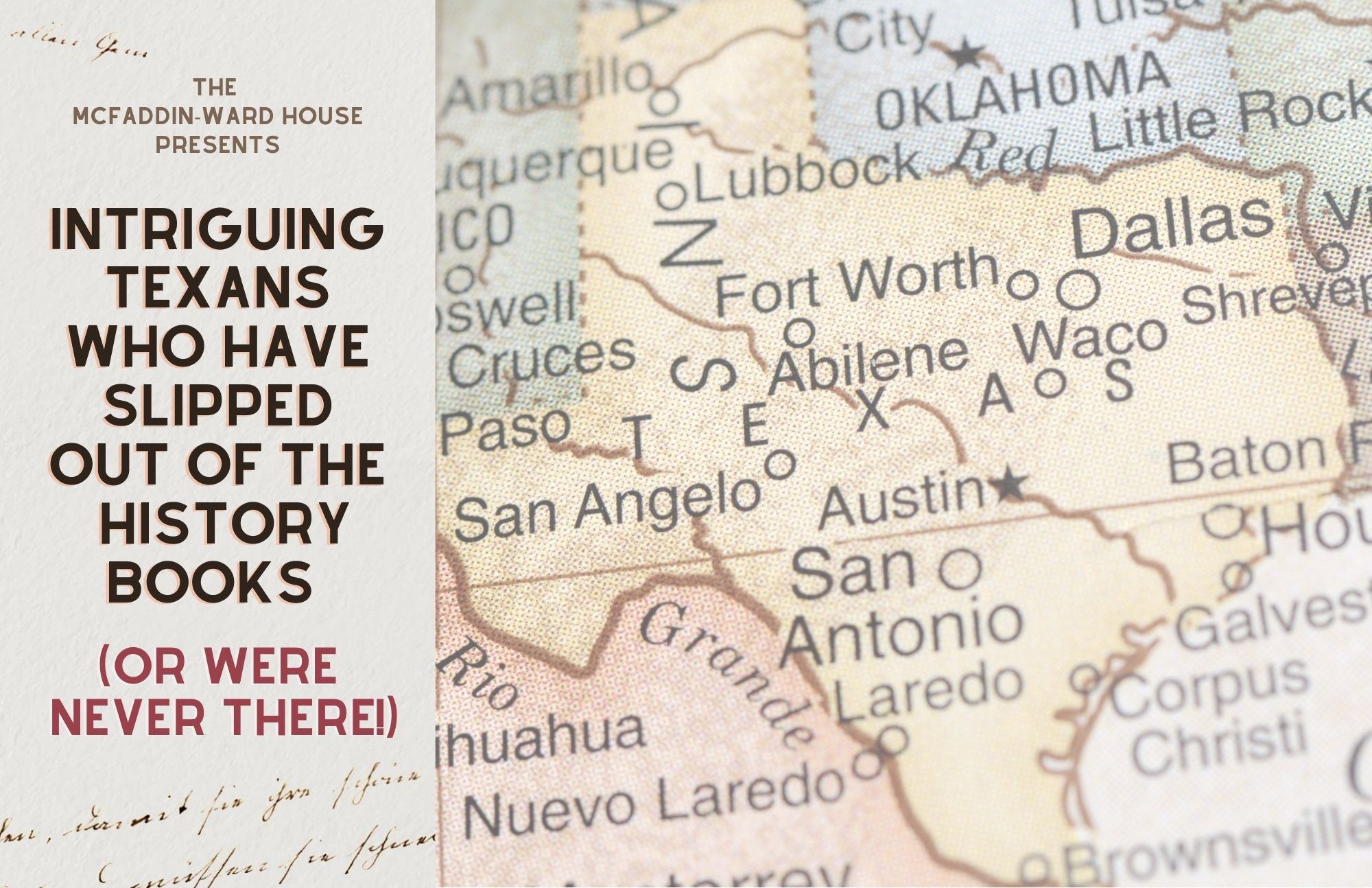 Meet Intriguing Texans Who Have Slipped Out of the History Books