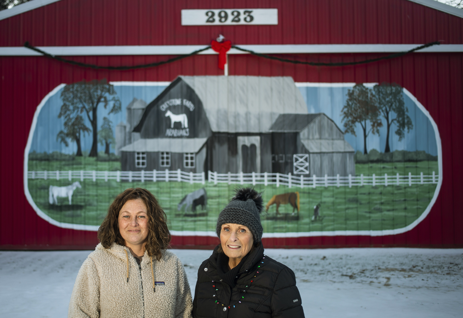Midland artist immortalizes Greystone Farms in mural