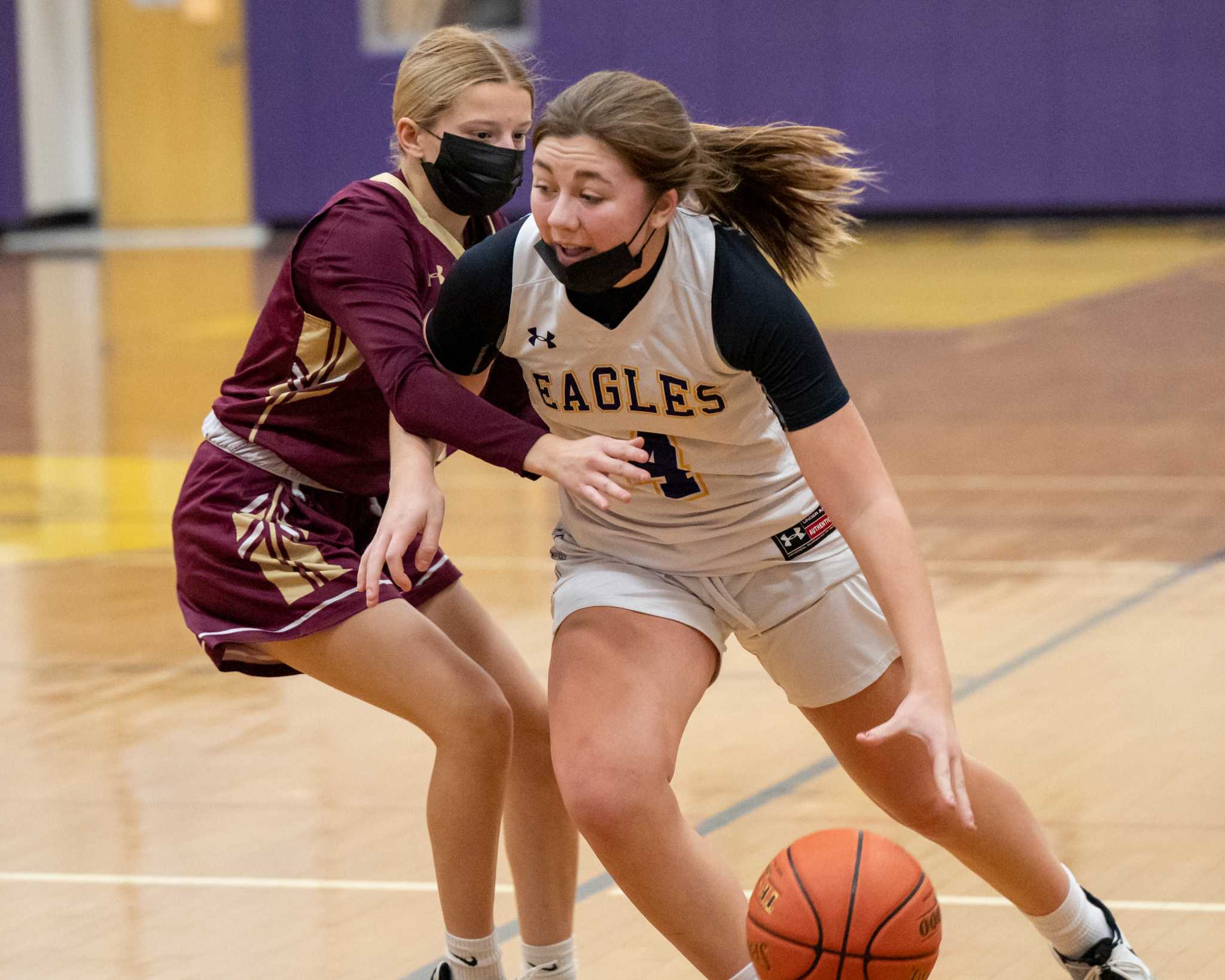 Duanesburg's Alex Moses pushing deep against opponents