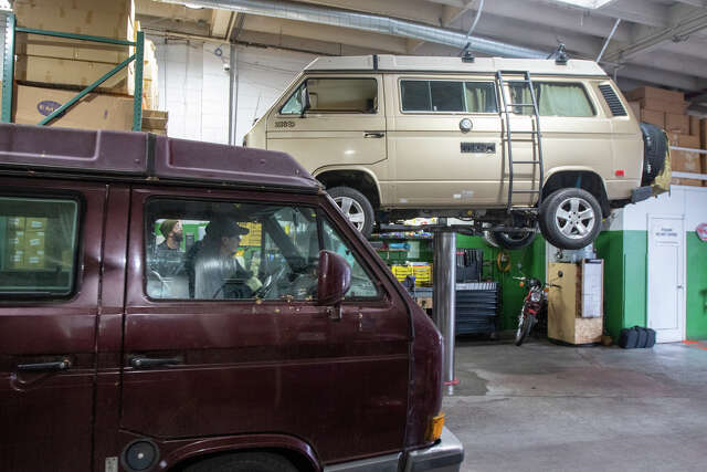Buslab is a Berkeley repair shop specializing in the VW bus