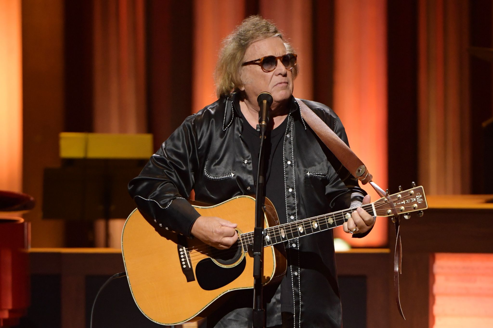 American Pie singer Don McLean performing in San Antonio
