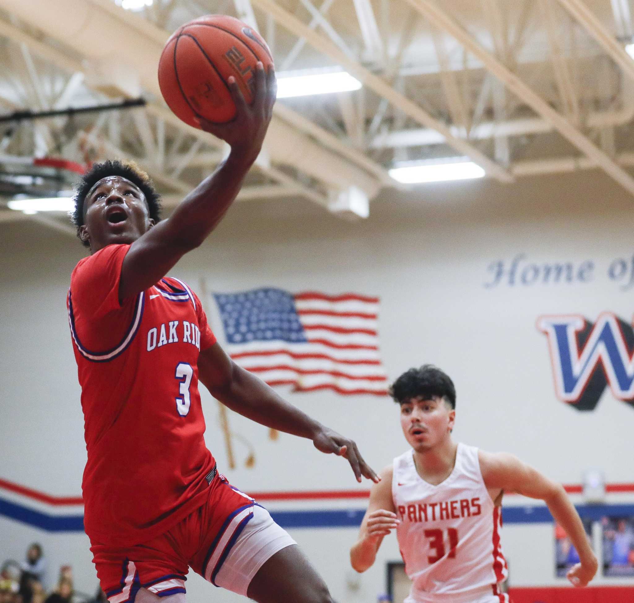 Appiah coaches Oak Ridge to win over former Caney Creek team