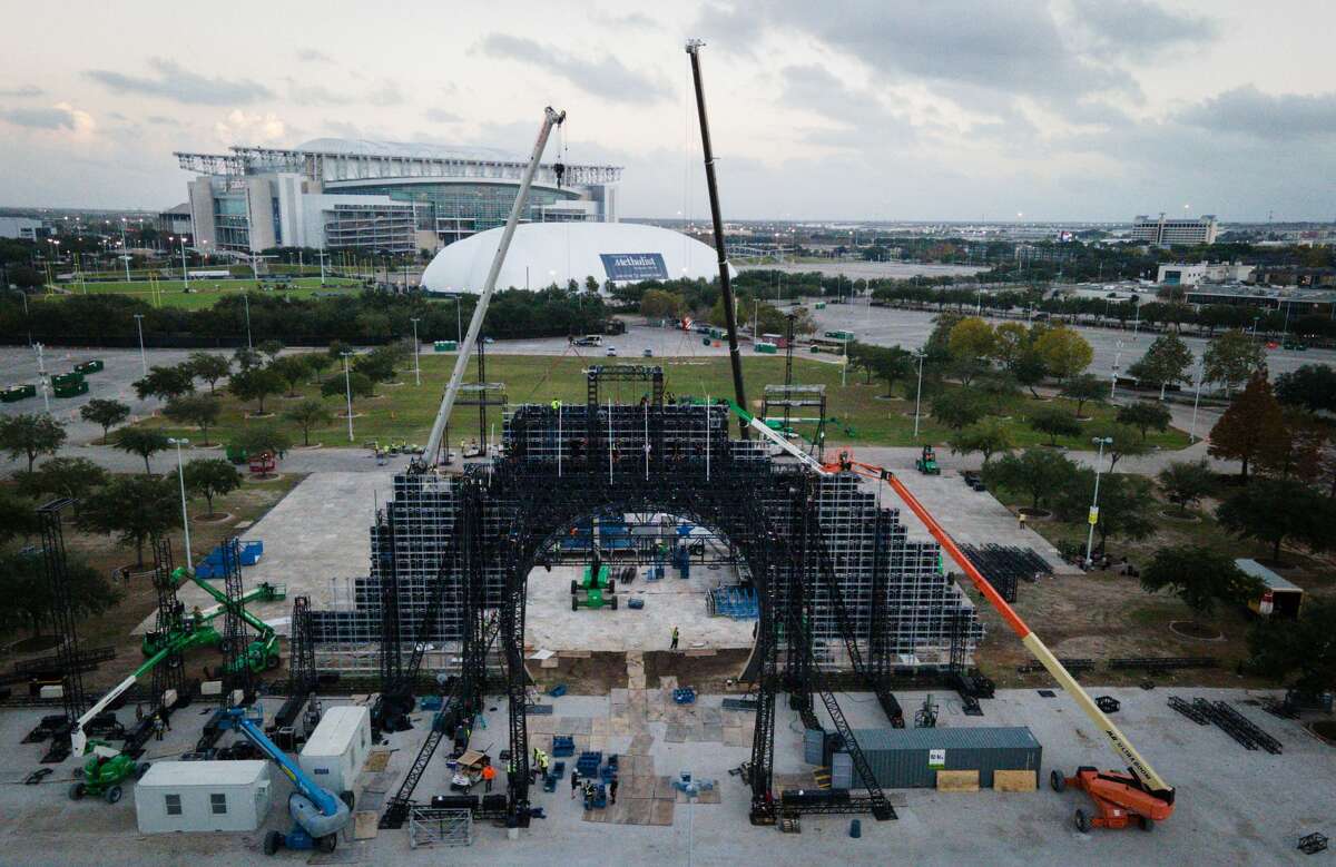 Astroworld festival set at NRG Park finally disappears, one month after ...