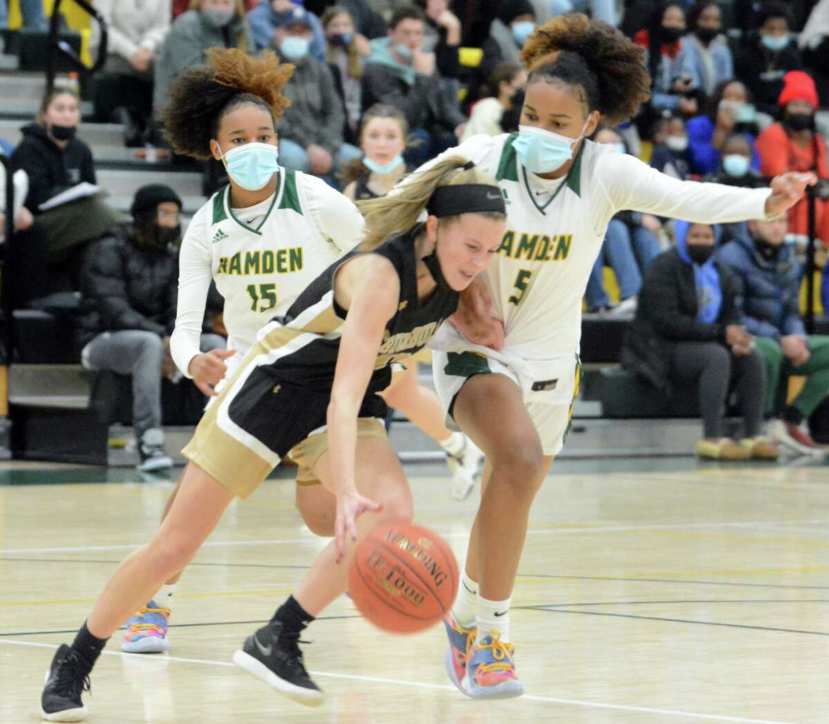 Hamden High twins Leah and Alana Philpotts are devastating duo