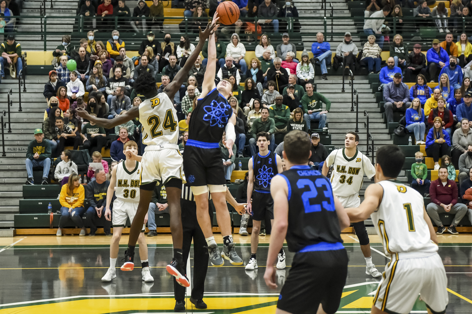 Dow boys score inside and out to edge Chemics