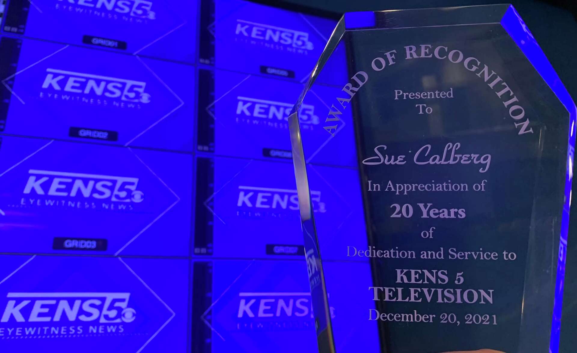 Veteran TV journalist celebrates 20 years at KENS 5