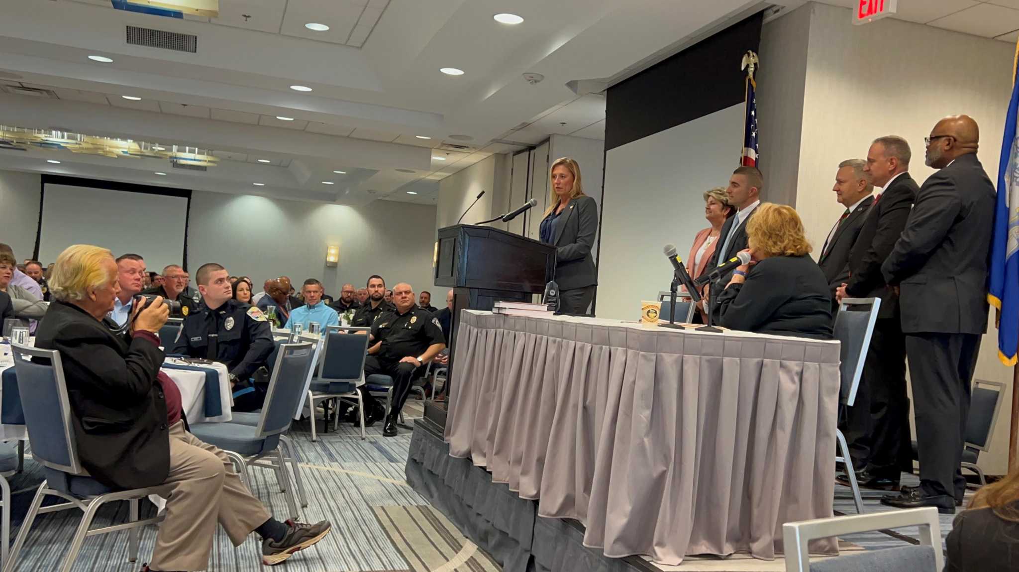 Torrington’s Rep. Michelle Cook honored by state Police Chiefs Association