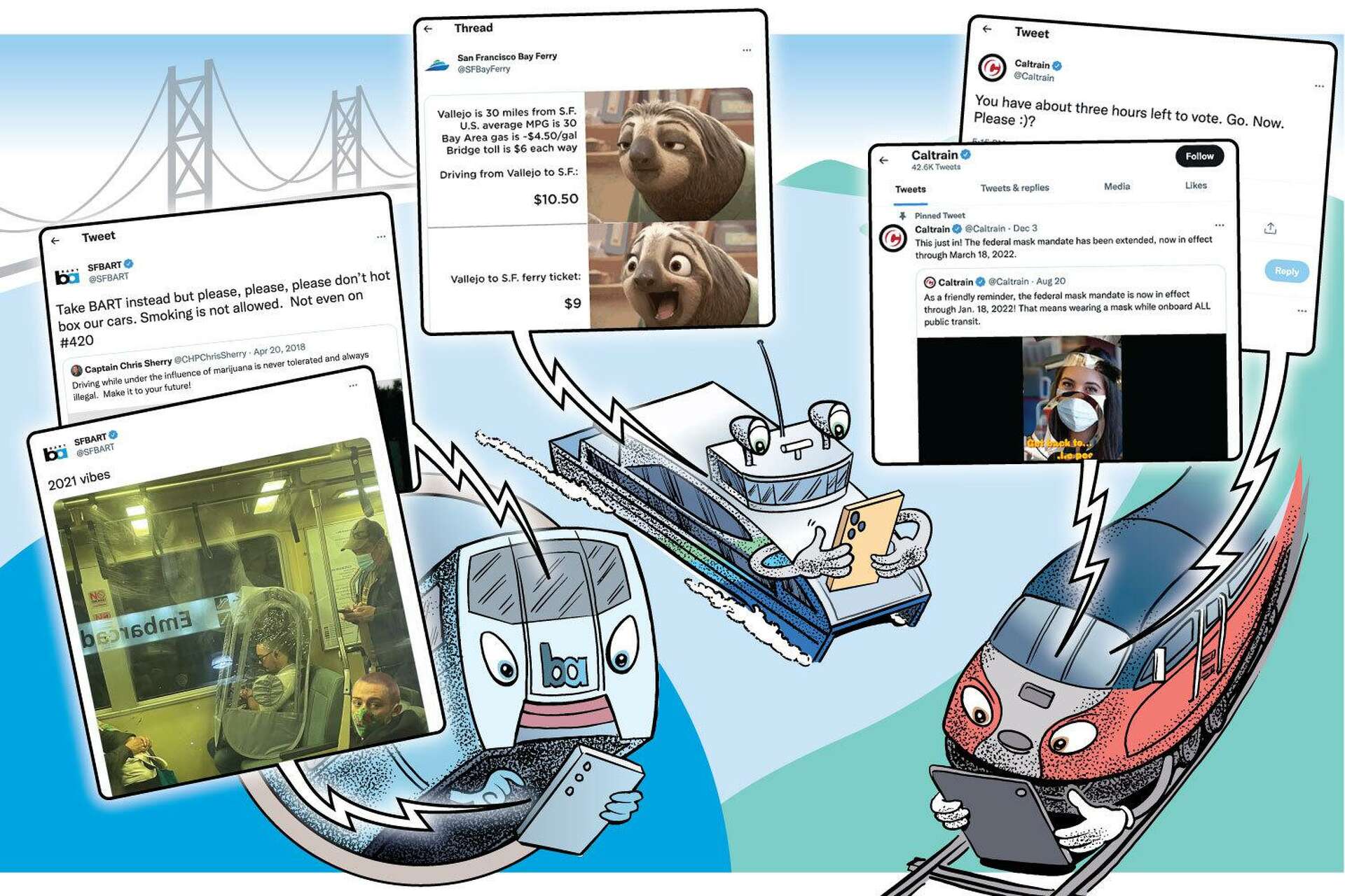 ‘Y’all thirsty for riders’: How Bay Area transit agencies are using ...