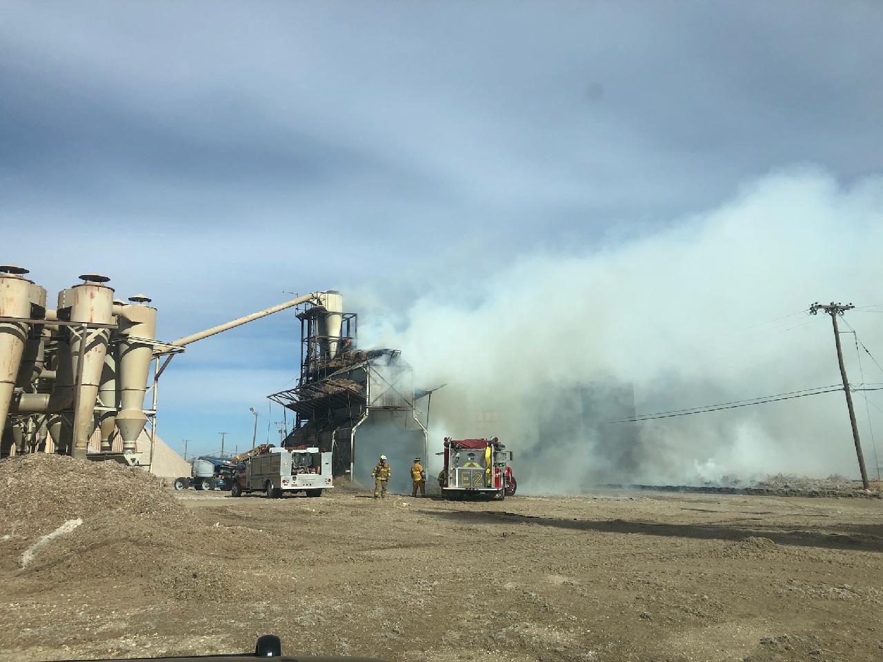 Fire breaks out at Hale Center Gin