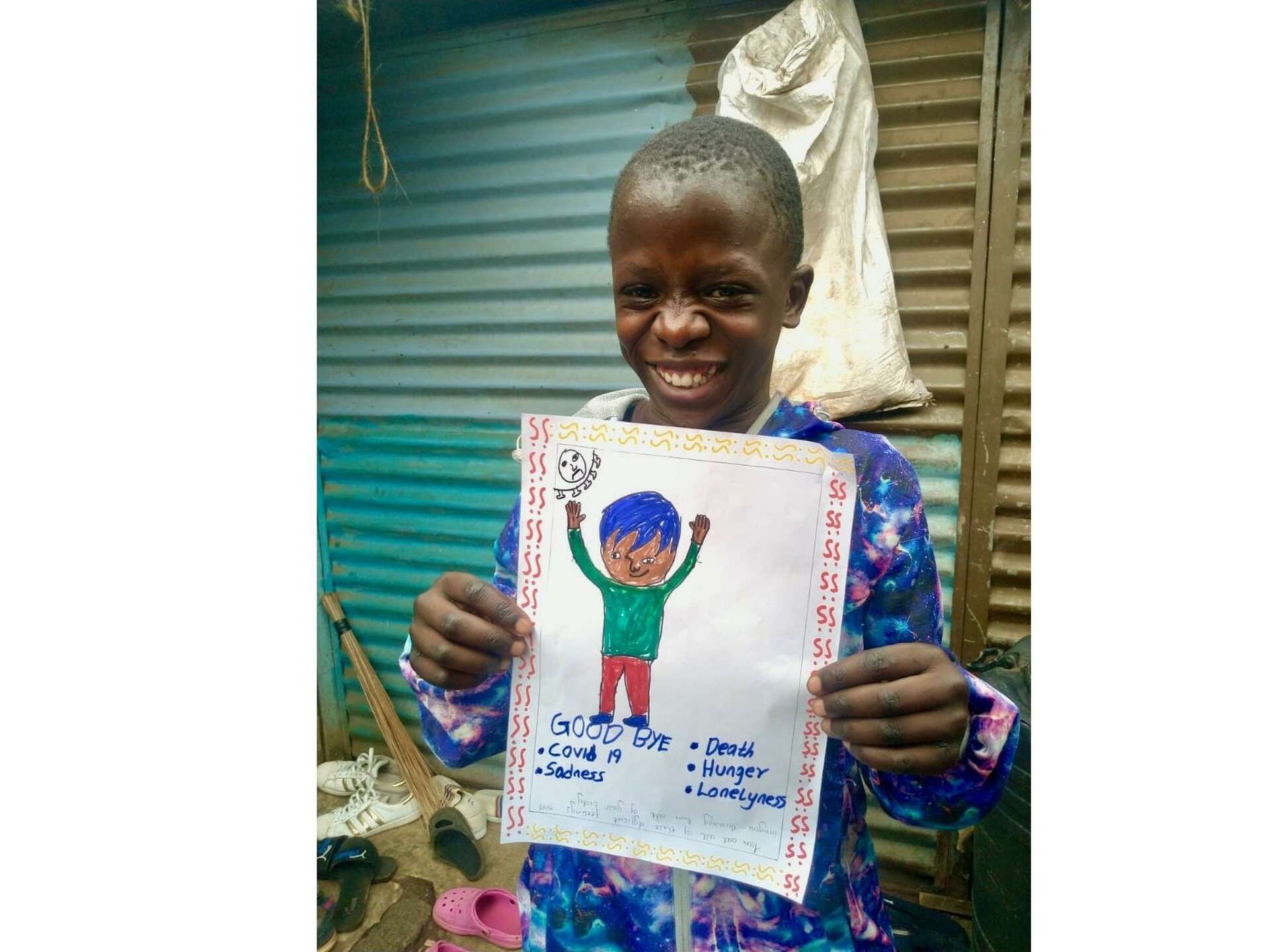Kenyan children work with Bay Area nonprofit creating coloring book to ...