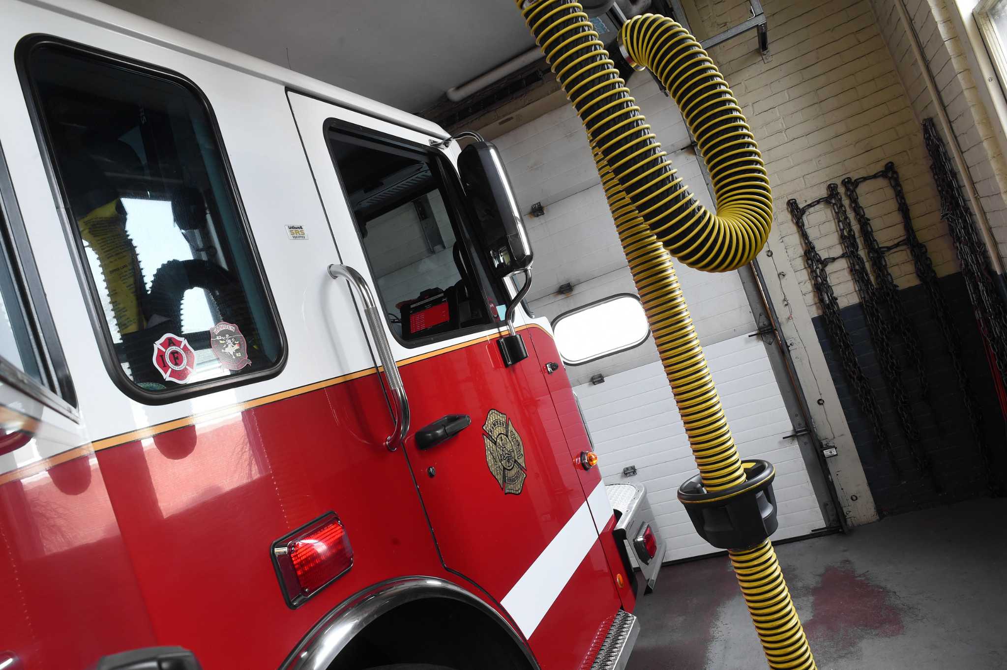 Hamden firefighters battle brush fire at transfer station, chief says