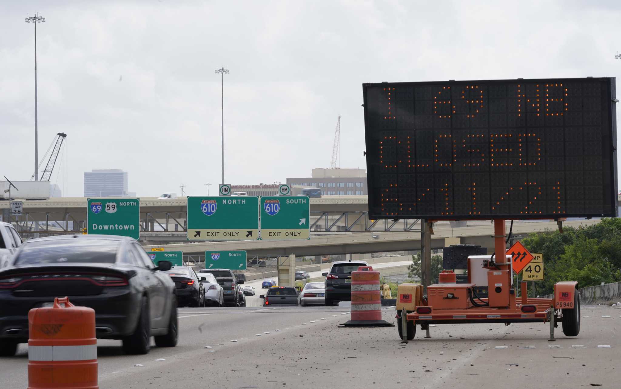 Houston traffic: TxDOT work to close I-69 at Loop 610 this weekend