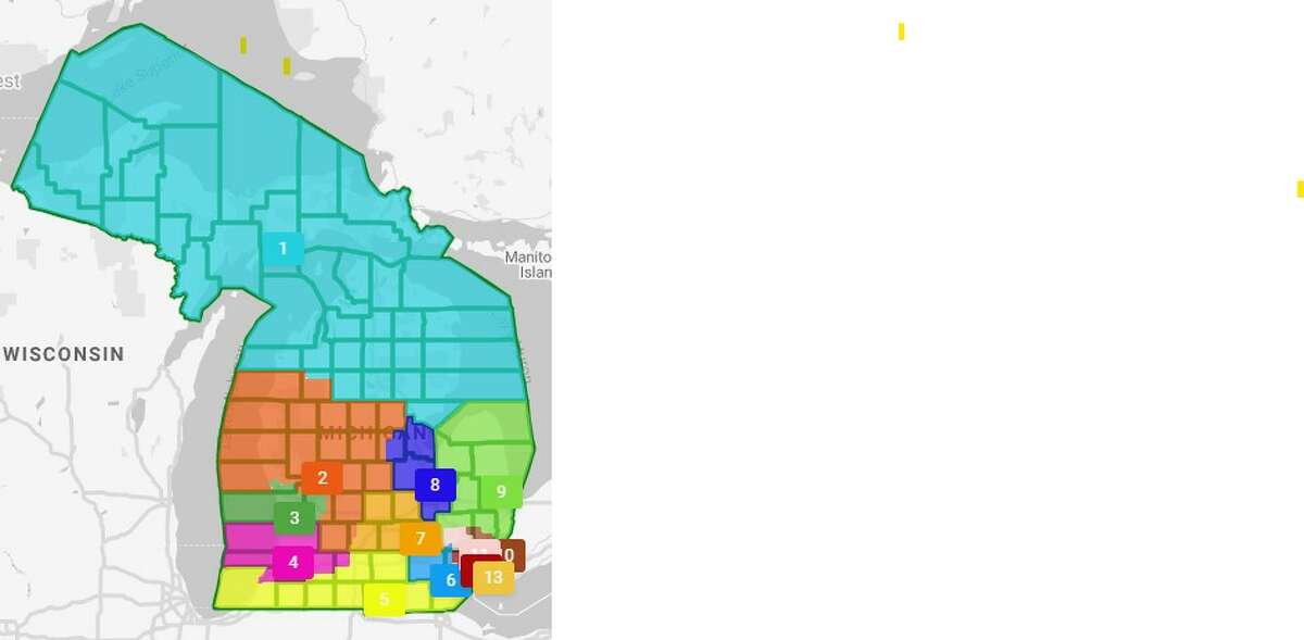 New Michigan House, Senate maps split Manistee County