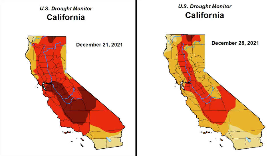 Map shows almost all of California out of ‘exceptional drought’ after ...