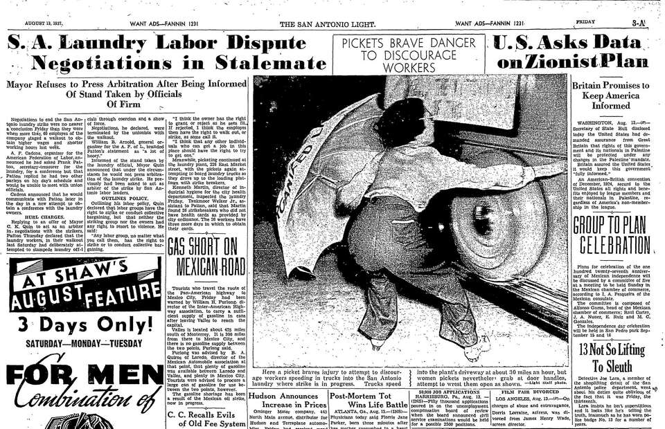 7 strikes in San Antonio’s history, from pecan shellers to iron workers ...