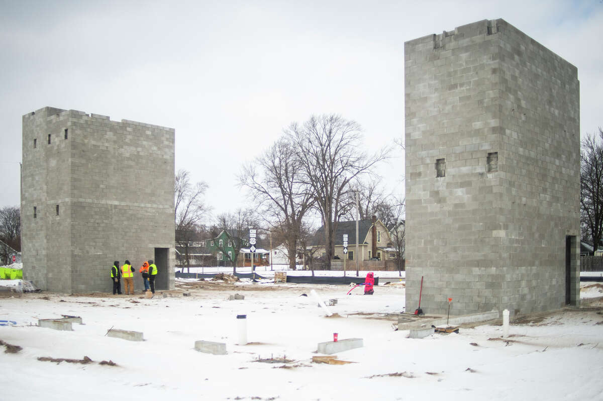 Photos: Construction site of future office building in downtown Midland