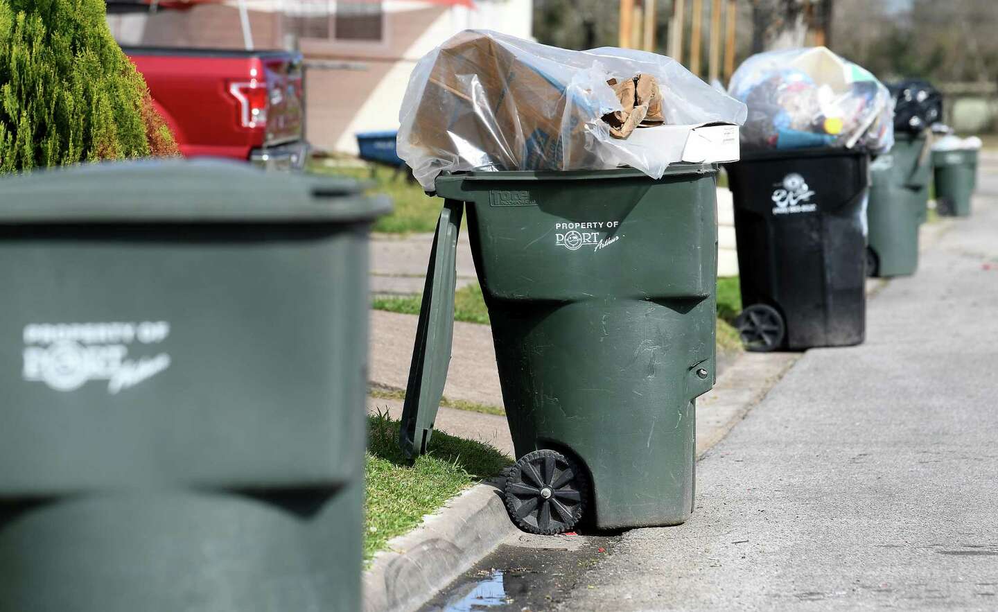 City of Beaumont has guidelines for bulk trash pick-up