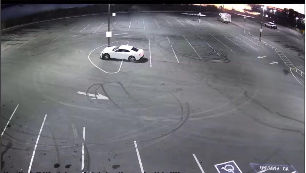 Video: East Bay driver arrested after doing parking lot donuts ...