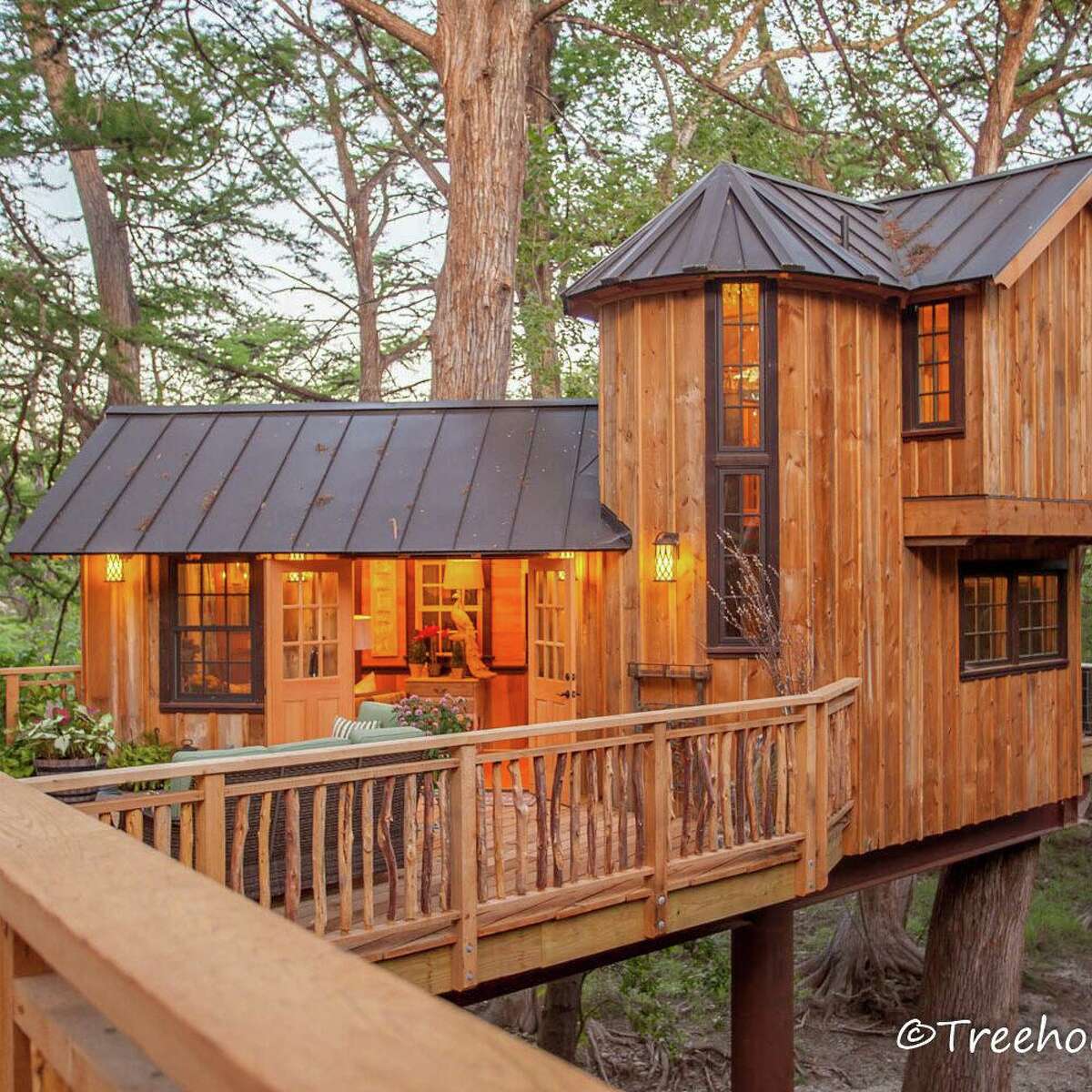 Hill Country treehouse rentals let you put your partner above all else ...