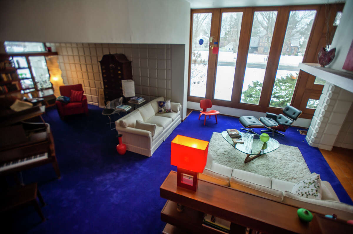 Photos: A look inside the Hanson Residence, designed by Alden B. Dow in ...
