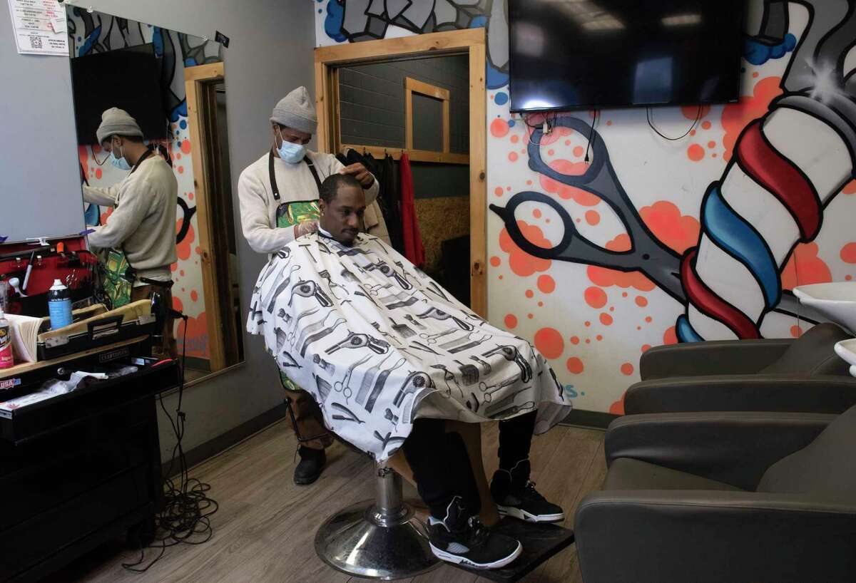 Barbershop where people barter, banter reflects its deep roots