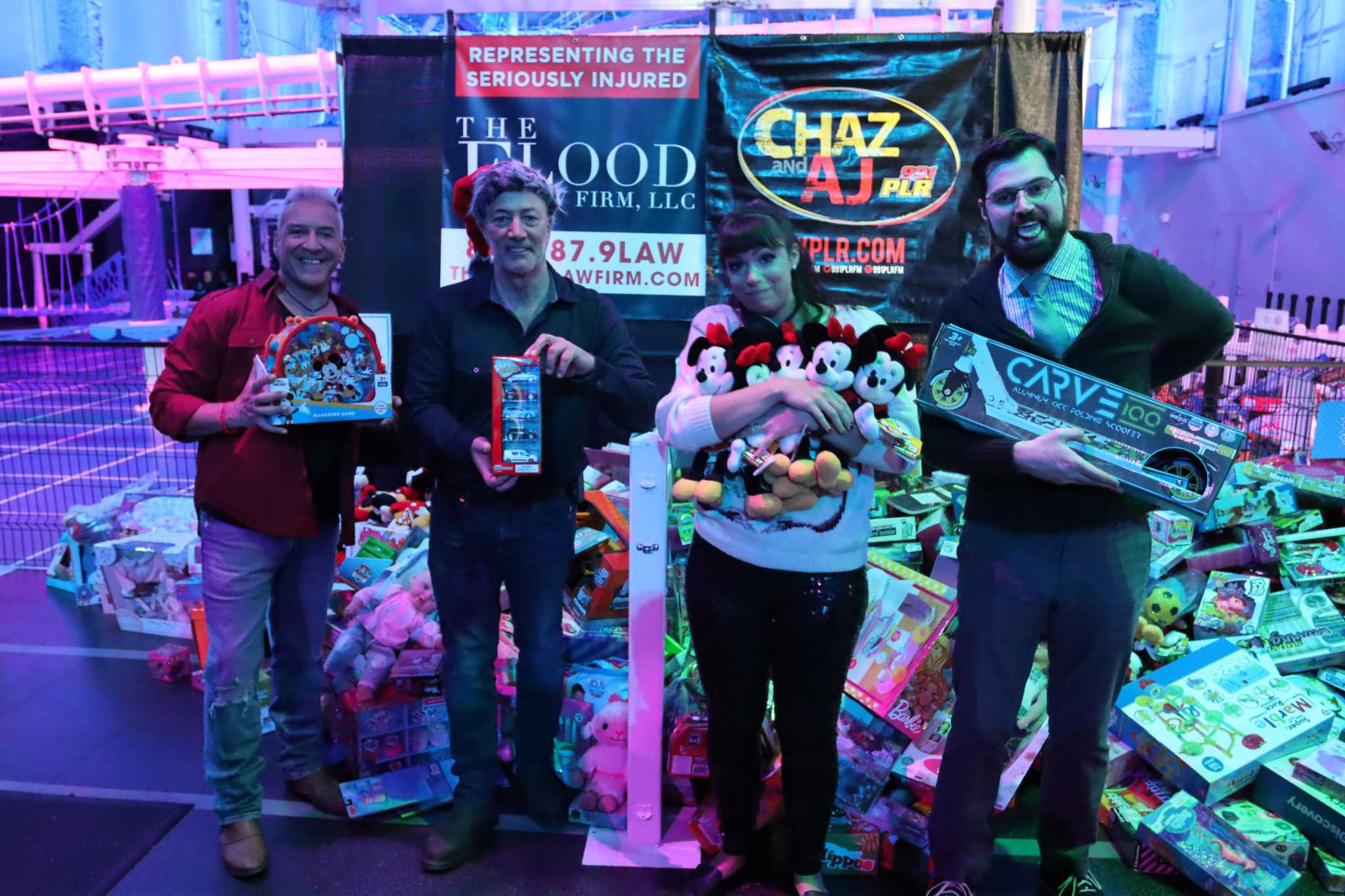 WPLR’s Chaz and AJ raise $158K during charity toy drive